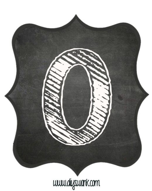 Chalkboard Letters for Banners-Free Printable - Swanky Design Co.