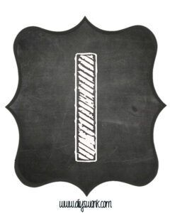 Chalkboard Letters for Banners-Free Printable - Swanky Design Co.