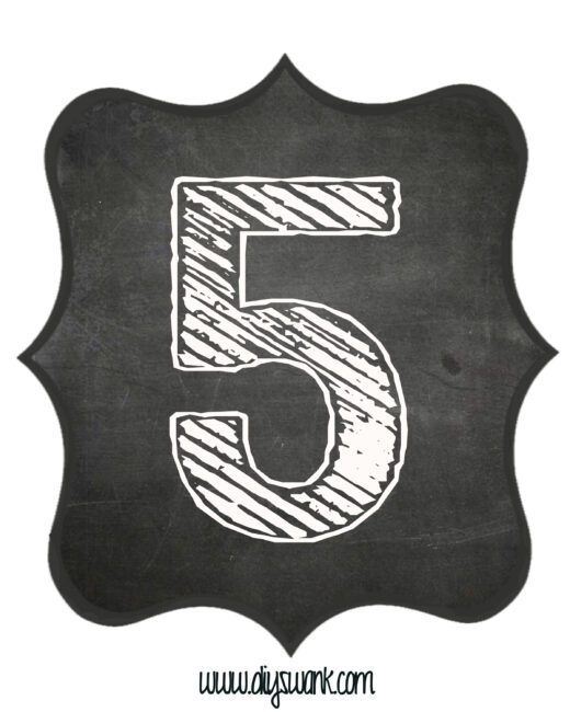 Chalkboard Letters for Banners-Free Printable - Swanky Design Co.