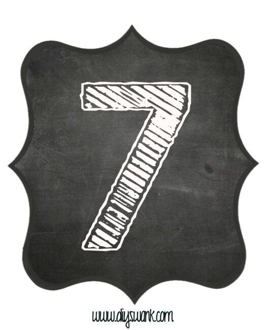 Chalkboard Letters for Banners-Free Printable - Swanky Design Co.