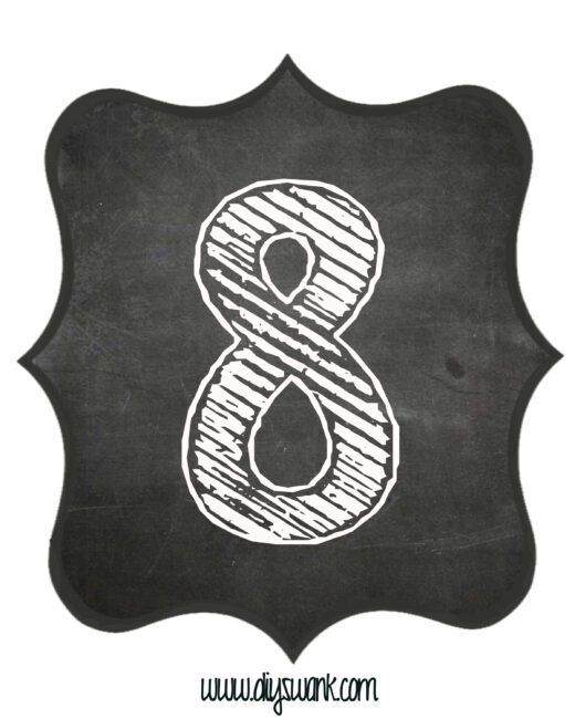 Chalkboard Letters for Banners-Free Printable - Swanky Design Co.