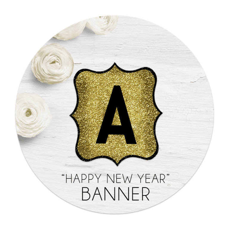 Free Printable Letters For Banners - Swanky Design Co.